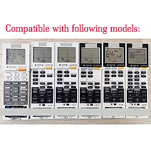 Replacement for Mitsubishi Electric Air Conditioner Remote Control MSZ-FS06NA MSZ-FS09NA MSZ-FS12NA MSZ-FS15NA MSZ-FS18NA MSZ-FS18NA2 MSZ-FH06NA MSZ-FH09NA MSZ-FH12NA MSZ-FH15NA MSZ-FH18NA MSZ-FH18NA2