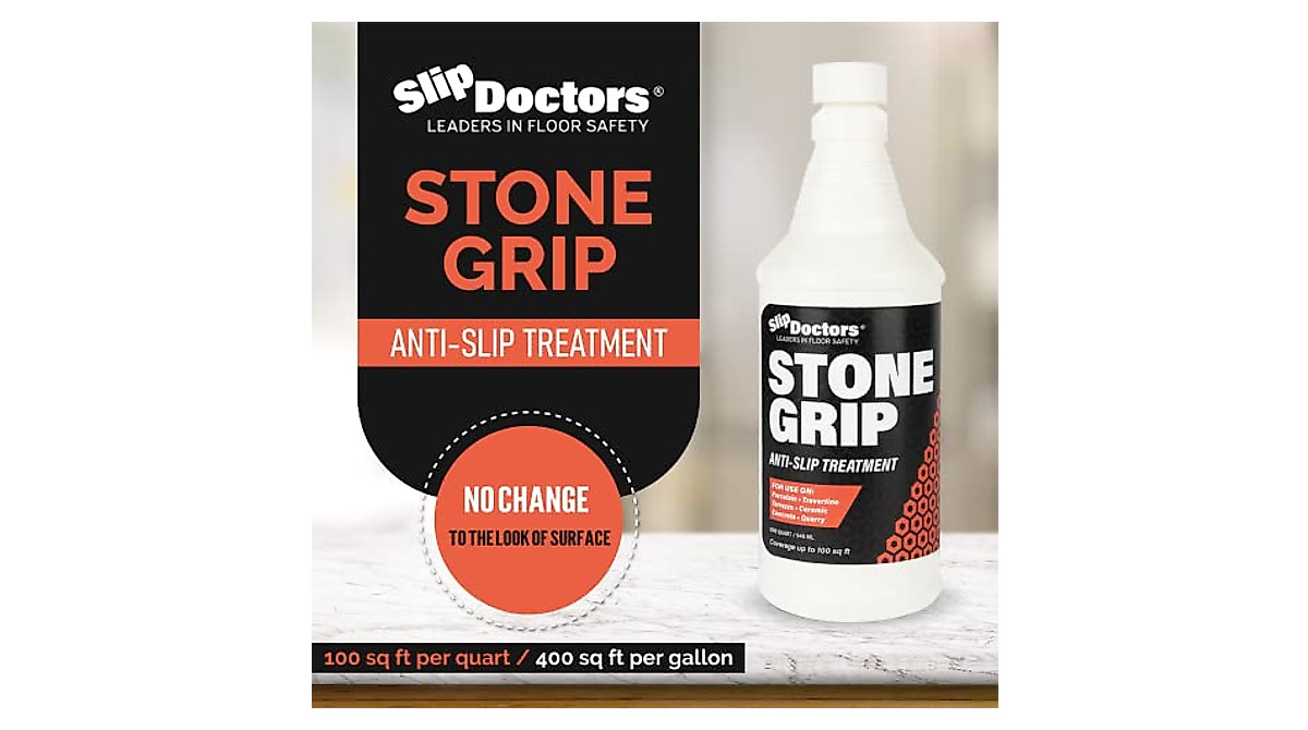 Stone Grip Industrial Non-Slip Floor Treatment for Tile & Stone