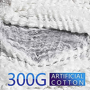 Spider Web, SKYLA&SKYLER 1200 sqft Fake Spider Webs with 60 Extra Spiders Indoor & Outdoor Spooky Spider Webbing for Halloween Decorations, Cosplay Prop Party and Ghost House Decoration