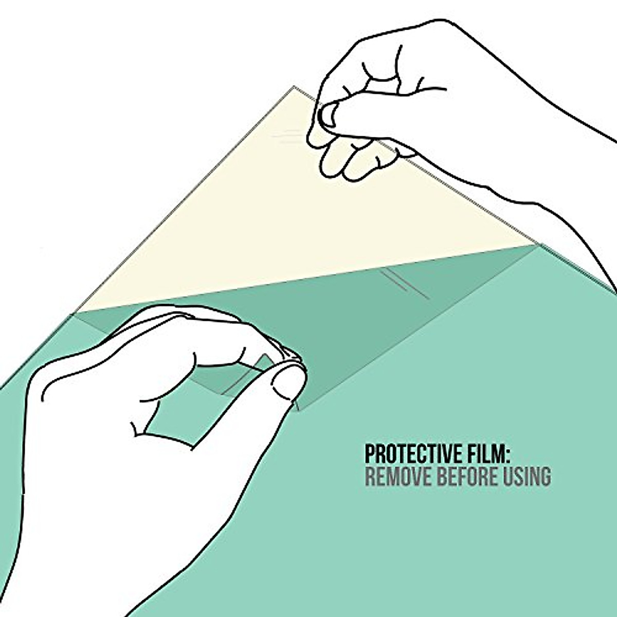 Gizmo Dorks PEI Sheet 3D Printer Build Surface 300mm x 300mm (11.8" x 11.8") with Laminated 3M 468MP Adhesive, Made in The USA