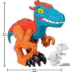 Imaginext Jurassic World Dominion Dinosaur Toy Pyroraptor Xl Poseable 10-Inch Figure for Preschool Pretend Play 3+ Years