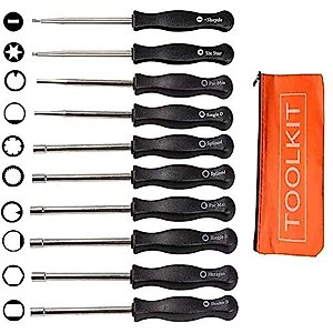 CALU LUKY Carburetor Adjustment Tool kit for 2 Common Cycle Carburator Adjusting Small Engine Carb Tune up Adjusting Tool- Echo Poulan Husqvarna MTD Ryobi Homelite String Trimmer