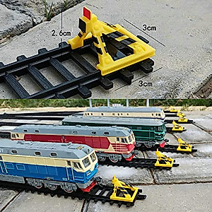 SM SunniMix 34Pcs Model Railway Track 1/87 for Train Railway Layout Architecture Model
