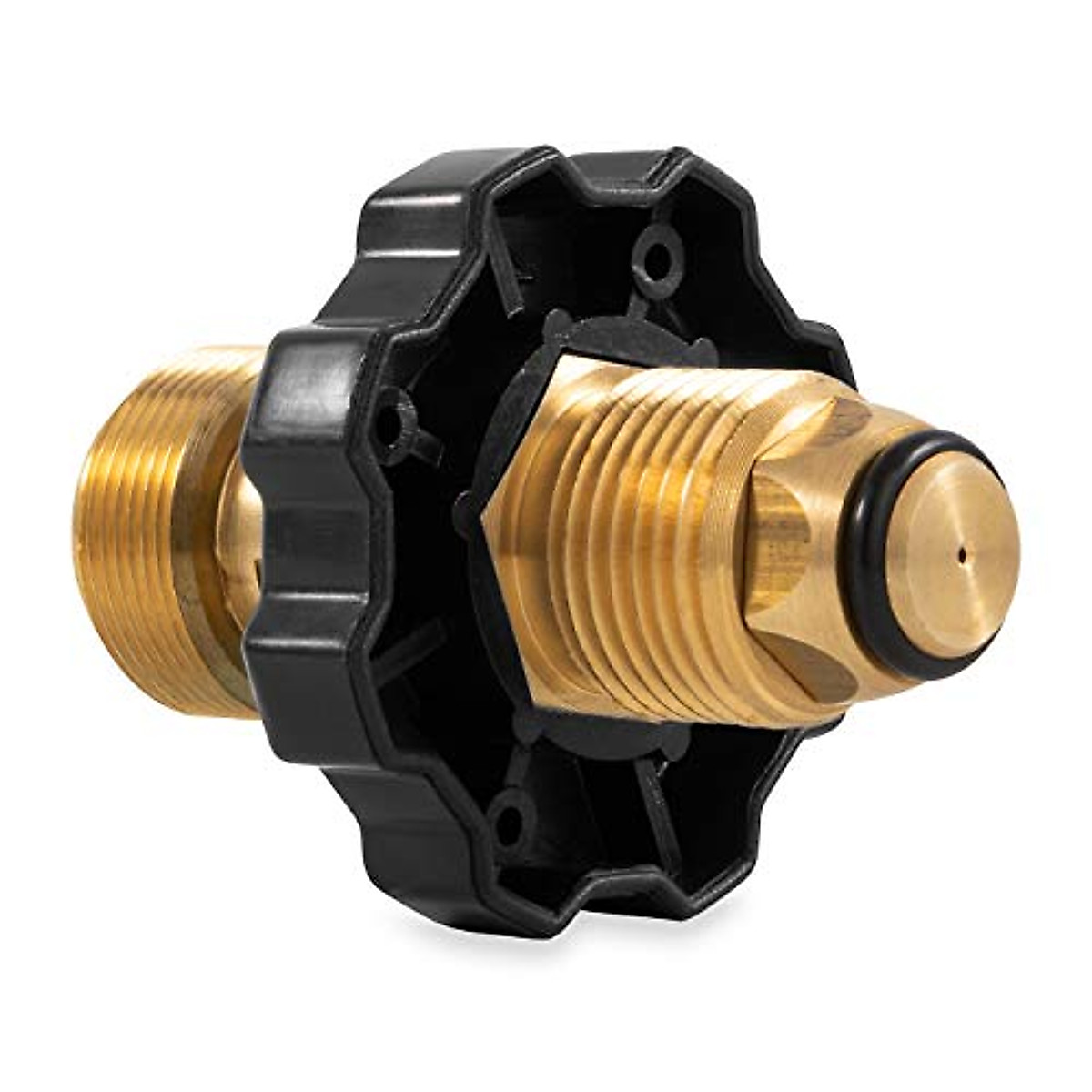 Camco 59943 Propane Cylinder Adapter - Soft Nose POL x 1"- 20 Male Throwaway Cylinder Thread