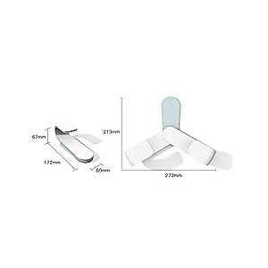 XJJZS Punch-free Spin Kitchen Home Pot Pan Cover Shell Cover Sucker Tool Bracket Storage Rack Organizer Pot Lid Kitchen Accessories (Color : Blue)