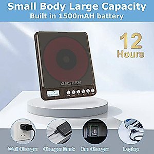 CD Player Portable,Portable CD Player with Built-in Speakers,Rechargeable CD Player for Car with FM Transmitter,Walkman CD Player with Dual Headphones Jack for Kids Elderly,Anti- Shock Protection