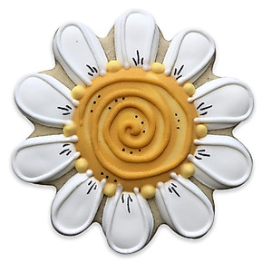 LILIAO Daisy Flower Cookie Cutter - 3.1 x 3.3 inches - Stainless Steel