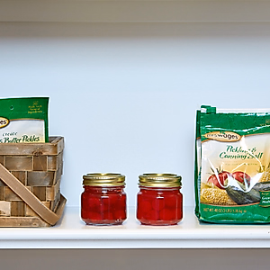 Anchor Hocking AHG17 1/2 Pint Home Canning Jars with Metal Lids and Rings Clear ( Pack Of 12 )