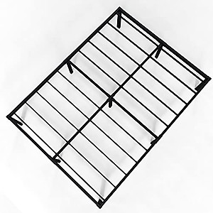 DiaOutro 18 Inch California King Bed Frames Heavy Duty Metal Platform No Box Spring Needed, Maximum Storage, Easy to Assembly, Noise Free, Black