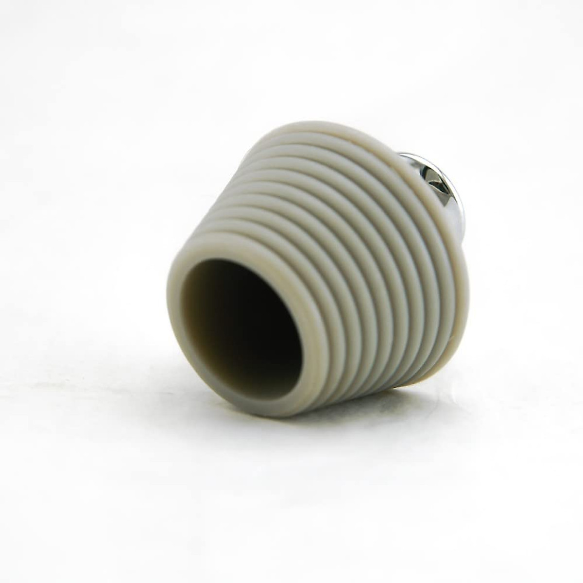 Jeeje 2 Pack Bathtub Stoppers Universal Drain Plug Silicone Tub Stopper with Brass Handle for Kitchen Bathroom Sink Washbasin Accessories Easy to Use (Black and Grey)