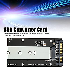 Tgoon SSD Converter Card, Small Size PCB Material Mass Storage Interface SSD Converter Adapter for B Key M.2 NGFF SSD