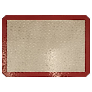 BEITEMAT Silicone Baking Mat - Set of 1 Non-Stick Half Sheet (16-1/2" x 11-5/8") Food Safe Silicone Mats for Baking - BPA Free