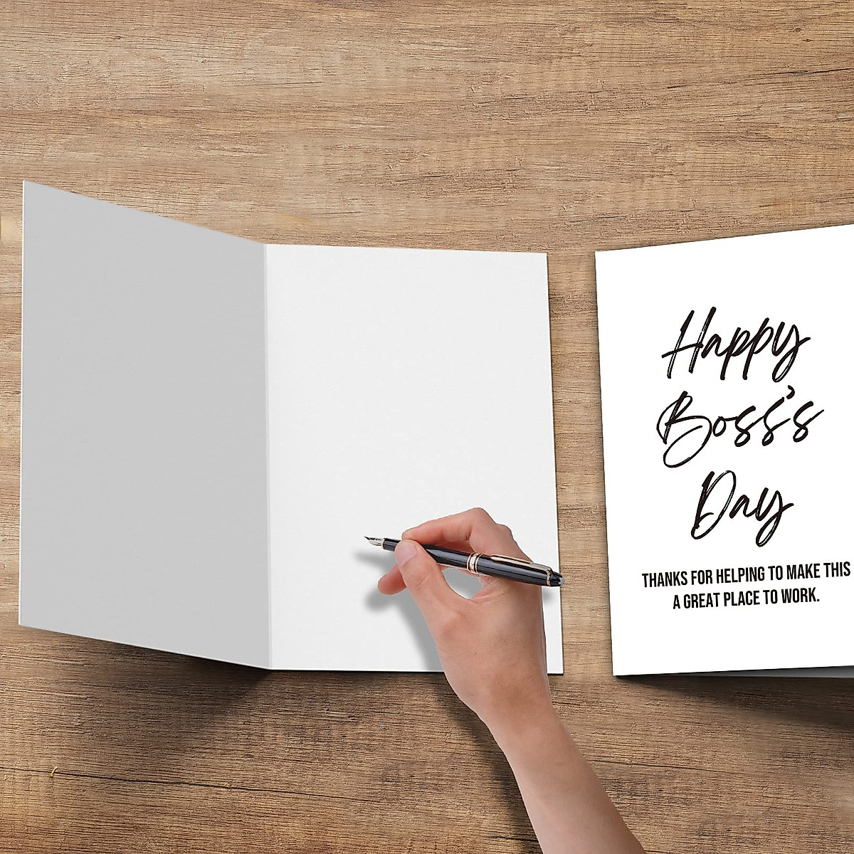 TQDaiker Happy Boss’s Day Card for Him Her Team Leader Man Women,Funny Boss Day Card form Staff Coworker Employee, Boss Appreciation Card, Hilarious Boss Day Card