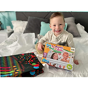 3 Bees & Me Animal Bath Toys for Boys and Girls – Fun Foam Animals with Bath Toy Storage Bag – 18 Piece Kids Bath Set for Toddlers and Kids