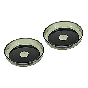 Zerodeko 2pcs rotatable Tray Lazy Susans Home Edit Organizers Kitchen Clear Bathroom Organizer Tabletop Round Turntable Storage Tray Fridge Desk Tray Tableware to Rotate The pet Household