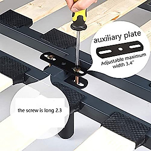 2Pcs Adjustable Height Center Support Leg for Bed Frame, Bed Center Slat Heavy Support Leg, Extra Durable Steel Furniture Foot | Suitable for Bed Frame Sofa Furniture Cabine Foot Legs (7.08"-13.3")