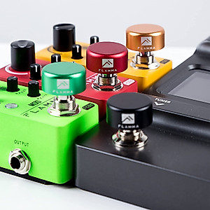 FLAMMA Reverb Pedal with 10 Pcs Barefoot Pedal Buttons