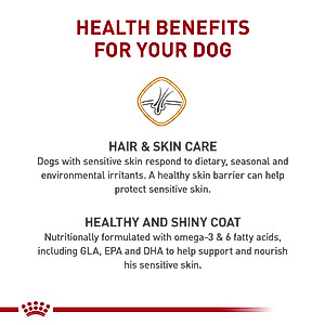 Royal Canin Large Sensitive Skin Care Dry Dog Food, 30 lb bag