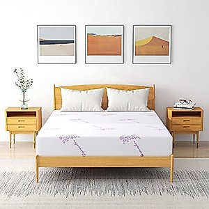 FONTOI King Size Mattress in a Box, 10 inch Bed Mattresses Made in USA with Knit Cover, Cooling Gel Green Tea Memory Foam, Medium Firm