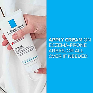 La Roche-Posay Lipikar Soothing Relief Eczema Cream, Face and Body Lotion For Eczema and Sensitive, Dry Skin, Moisturizer with Colloidal Oatmeal to Relieve Irritation