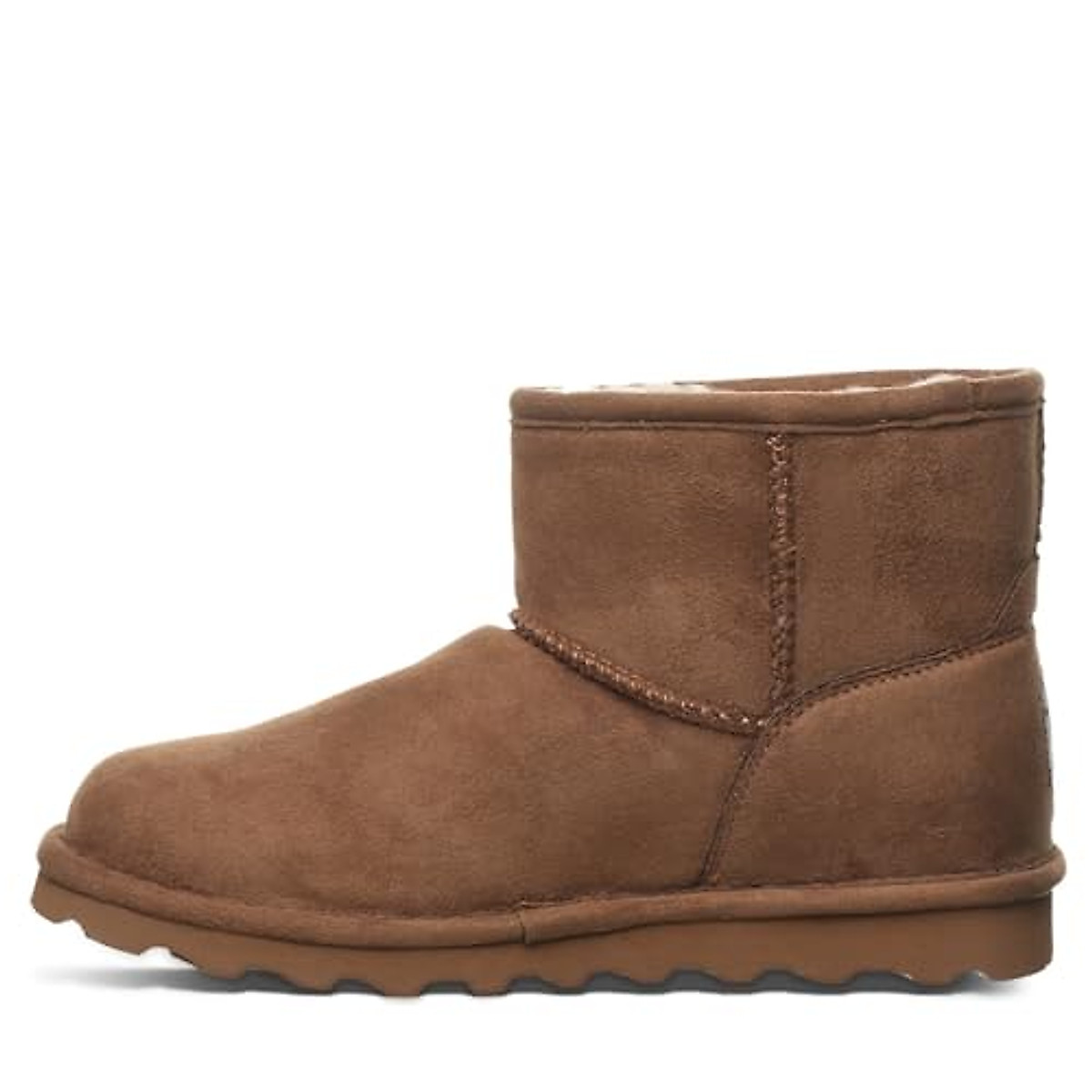 BEARPAW Women's Alyssa Vegan Hickory Size 7 | Women's Ankle Boot | Women's Slip On Boot | Comfortable Winter Boot