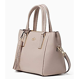kate spade new york Kingston Drive Small Alena Leather Satchel (Bone Grey)