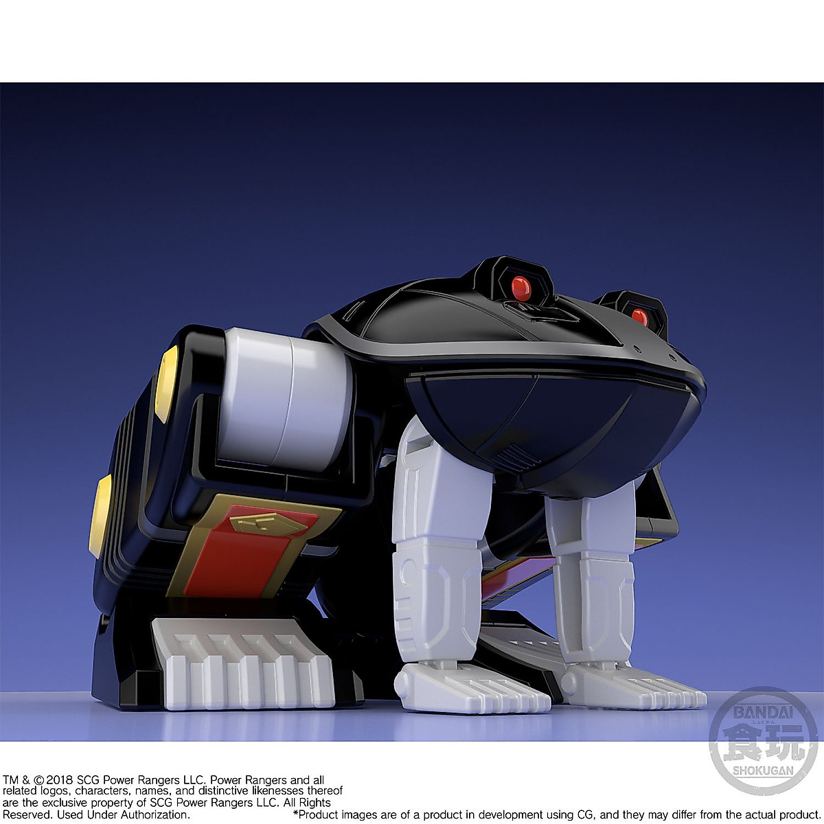 Bandai Shokugan Super Mini PLA Ninja Megazord & White Ninja Falconzord Set Mighty Morphin Alien Rangers