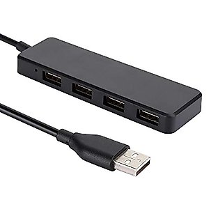 Voluxe Hub Adapter, 5Gbps Hub, Stable Small Size 4‑in‑1 Good Performance for Computer Desktop