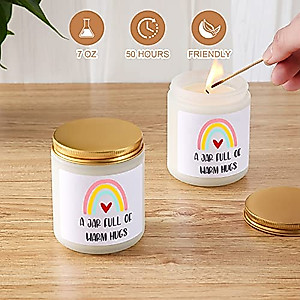 Thinking of You Gifts, Inspirational Gifts for Women, Get Well Soon, Sympathy, Encouragement, Condolence, Divorce Gifts for Women, Miscarriage Gifts for Mothers - Lavender Scented Candles