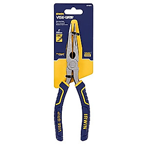 IRWIN Tools VISE-GRIP Pliers, Bent Long Nose, 8-Inch (2078228)