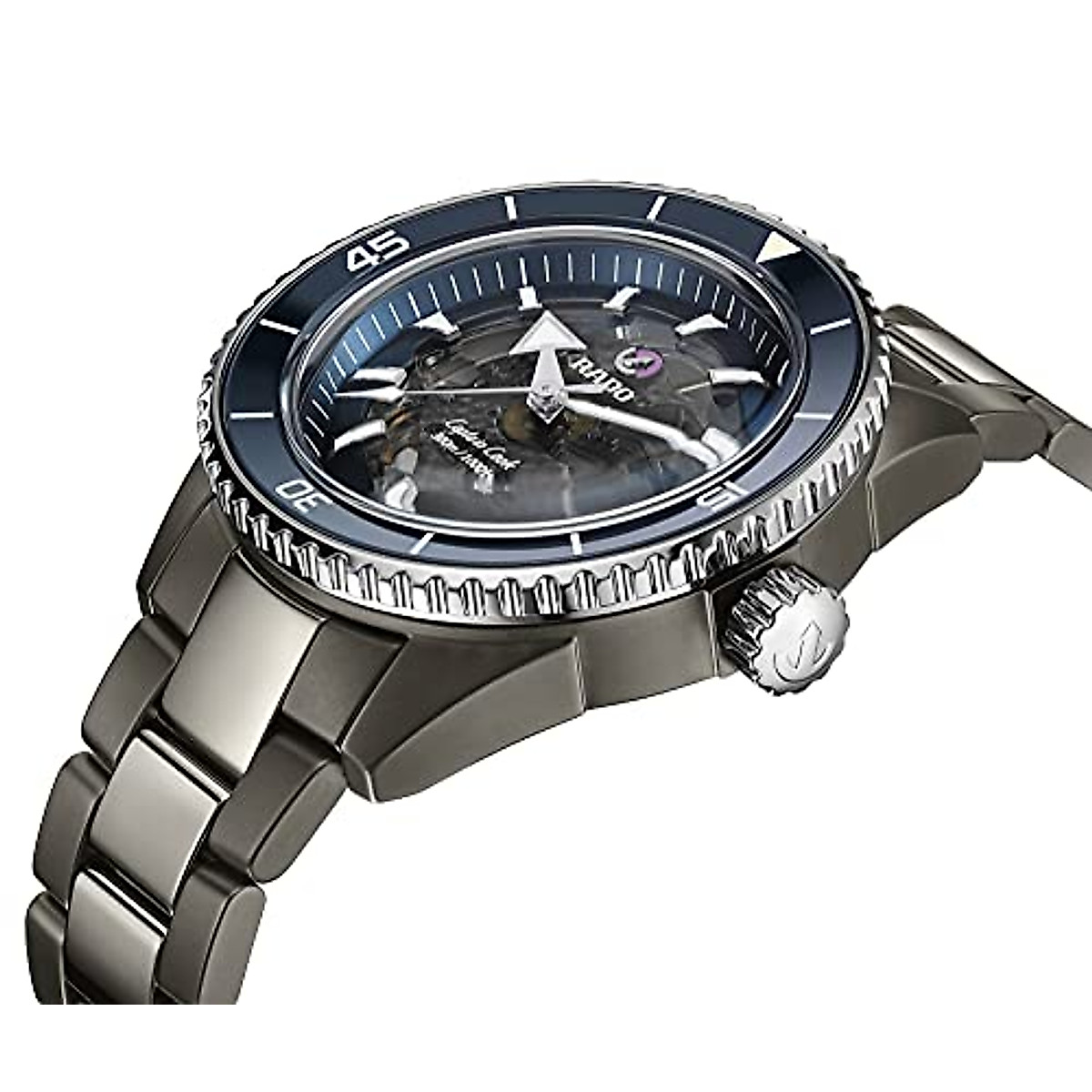 Rado Blue Watch Captain Cook High Tech Ceramic Automatic Swiss Movement, 43 mm. R32128202