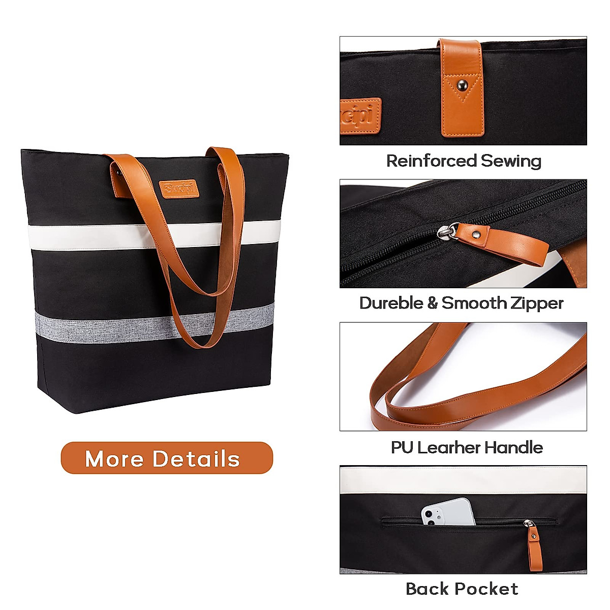 Sucipi Jumbo Insulated Cooler Tote Bag for Beach Foldable Insulated Reusable Grocery Bag with Zipper Large Insulated Shopping Bags for Frozen Food for Women Waterproof Leakproof