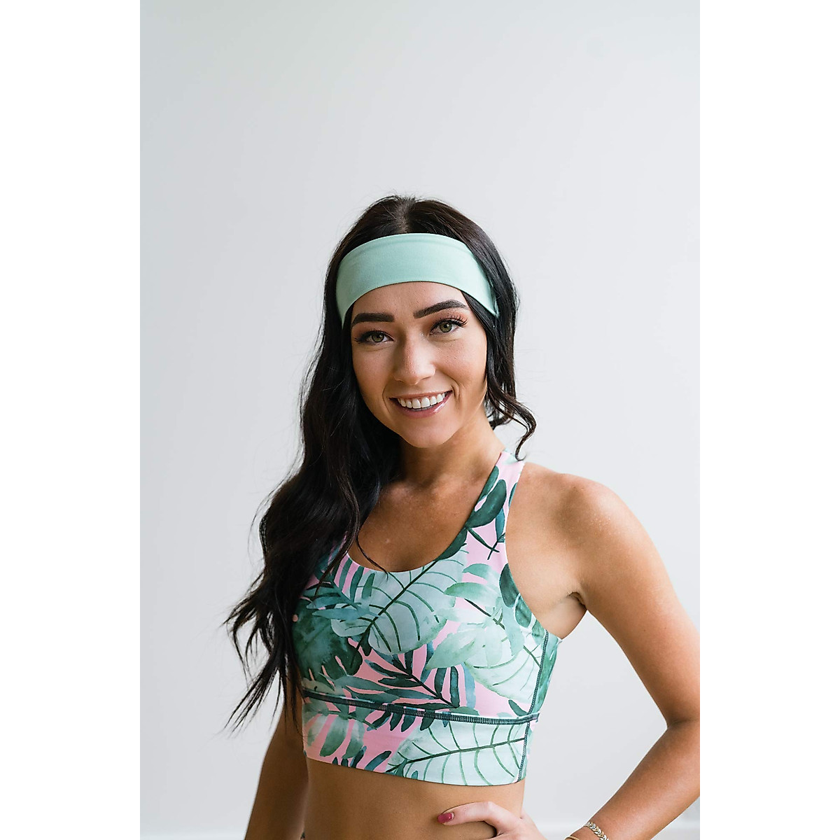 Maven Thread Women's 2" Wide Non Slip Sweat-Wicking Headband for Exercise and Yoga, 2-Pack (Refresh)