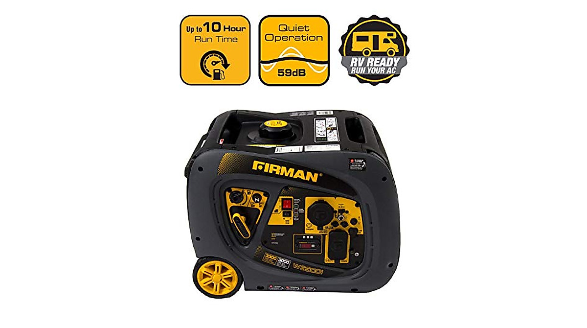 Firman W03081 Generator - 3300W Portable Power