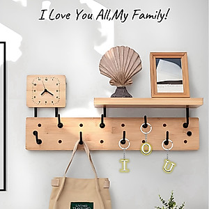 Yuxh Letter Keychain A-Z Alphabet Keyring DIY Key Ring Cool Little Gift,Silver J