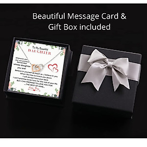 LOTUS-A Daughter Gift From Mom - Sterling Silver Daughter Gifts Necklace Birthday Gifts For Daughter Beautiful Gifts For Daughters From Mothers Daughter Necklaces From Mom