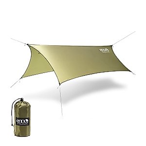 ENO, Eagles Nest Outfitters ProFly Nylon Rain Tarp, Lichen