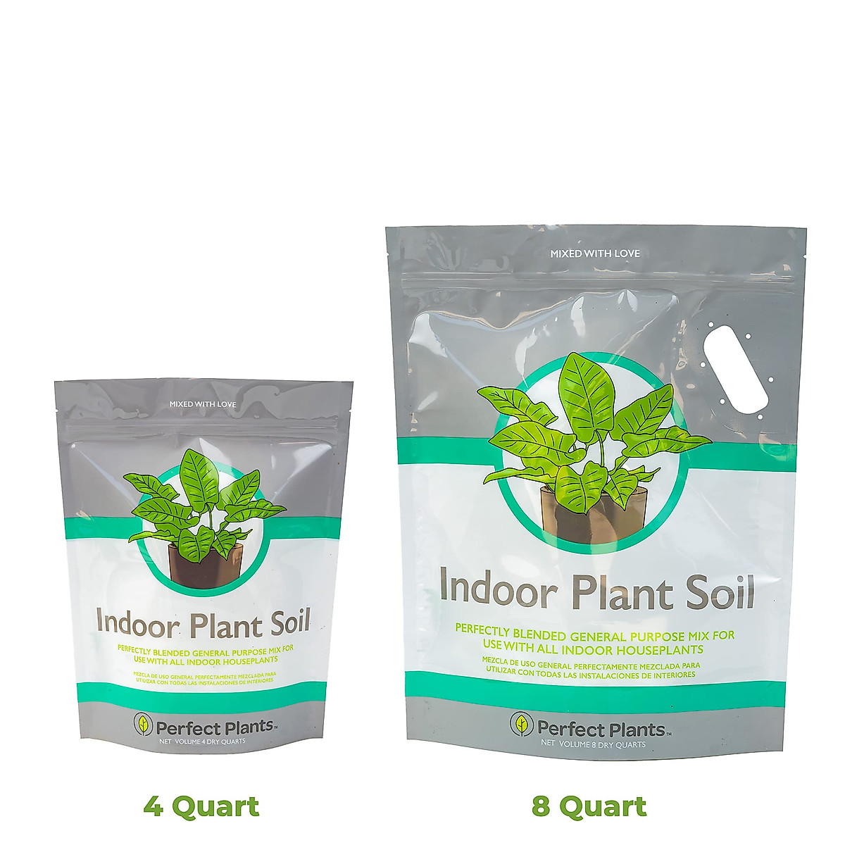 Perfect Plants Indoor Plant Soil 8qt | Perfectly Balanced Potting Mix | Gardening Substrate for All Varieties of Live houseplants