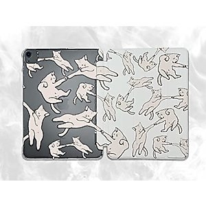 Renaissance Creation of Adam Cats case Compatible with iPad Mini Air Pro 7.9 8.3 9.7 10.2 10.9 11 12.9 inch Pattern Cover New 2022 2021 Trifold Stand 3 4 5 6 7 8 9 Generation 427 (10.9" Air 4)