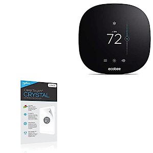 BoxWave Screen Protector Compatible with Ecobee EB-STATE3LTP-02 - ClearTouch Crystal (2-Pack), HD Film Skin - Shields from Scratches