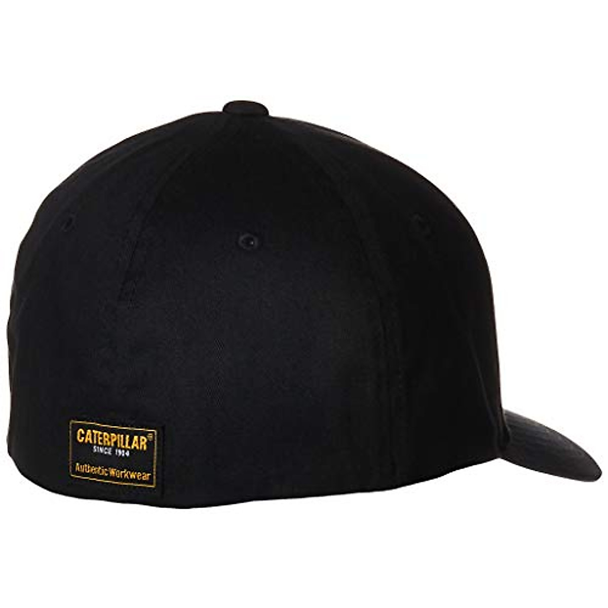 Caterpillar Men's Cat Trademark Stretch Fit Cap, Black, Large/X-Large