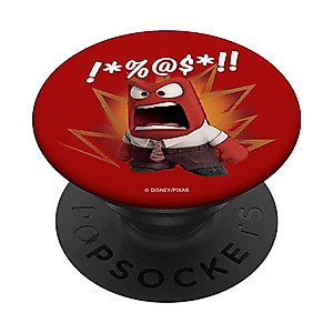 Disney Pixar Inside Out Anger Curse Word PopSockets Standard PopGrip