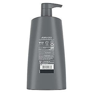 Dove Men+Care Men Shampoo For Healthy-Looking Hair Charcoal + Clay Naturally Derived Plant Based Cleansers 25.4 oz