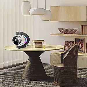 REHAVE Holiday Birthday Gifts for Kids, Graduation Gifts for Him, Magnetic Levitation Floating World Map Globe with C Shape Base, LED Light Lamp - Gifts for Men, Boyfriend, Dad, Fathers Day Gifts