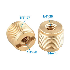 CAMVATE Female 1/4"-20 to 5/8"-27 Male 2 Piece Mic Adapter - 1263