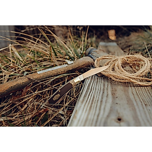 Old Timer 77OT Muskrat 6.9in Traditional Folding Pocket Knife with 2 High Carbon Stainless Steel Blades, Ergonomic Sawcut Handle, and Convenient Size for EDC, Hunting, Camping, Whittling, and Outdoors