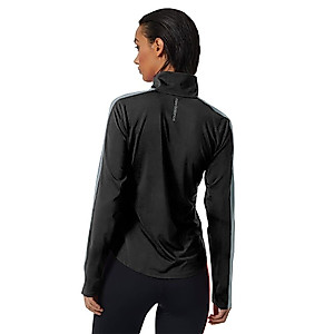 New Balance Women's Accelerate Half Zip, Black , Large