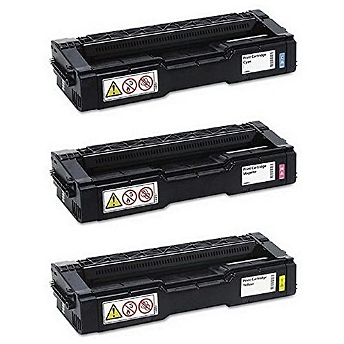 SuppliesMAX Compatible Replacement for Ricoh M-C250FW/M-C250FWB/P-C301W Toner Cartridge Combo Pack (C/M/Y) (Type M-C250H) (40833CMY)