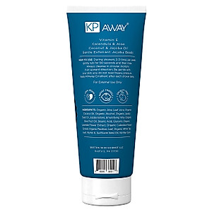 KPAway Skin Polish Keratosis Pilaris Gentle Exfoliating Acid-Free Body Wash for Sensitive Skin | Natural Lipid Repair with Jojoba Wax Beads, 6oz