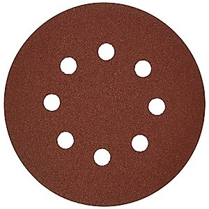BOSCH SR5R120 5-Piece 120 Grit 5 In. 8 Hole Hook-And-Loop Sanding Discs